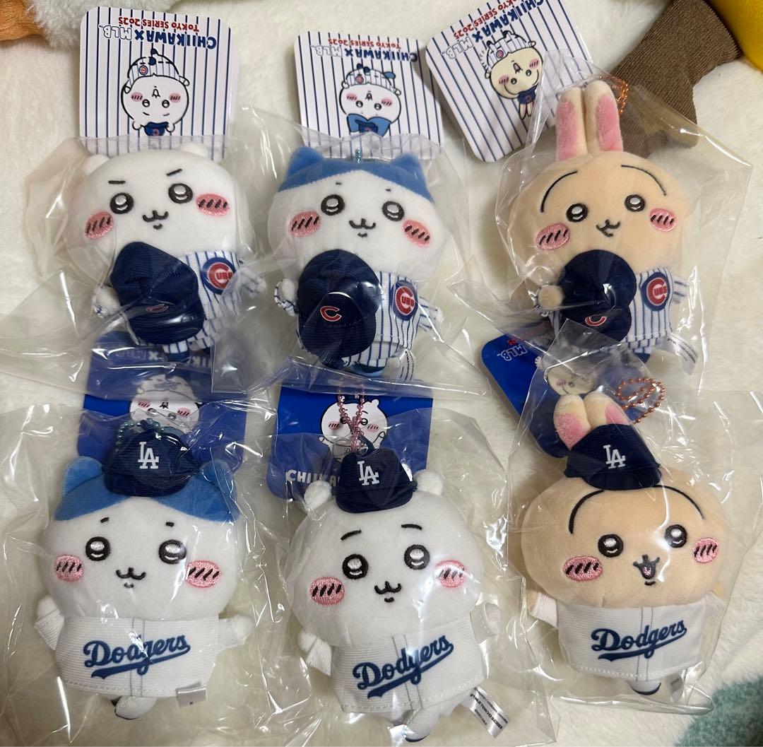 ちいかわ × MLB TOKYO SERIESマスコット ドジャース カブス