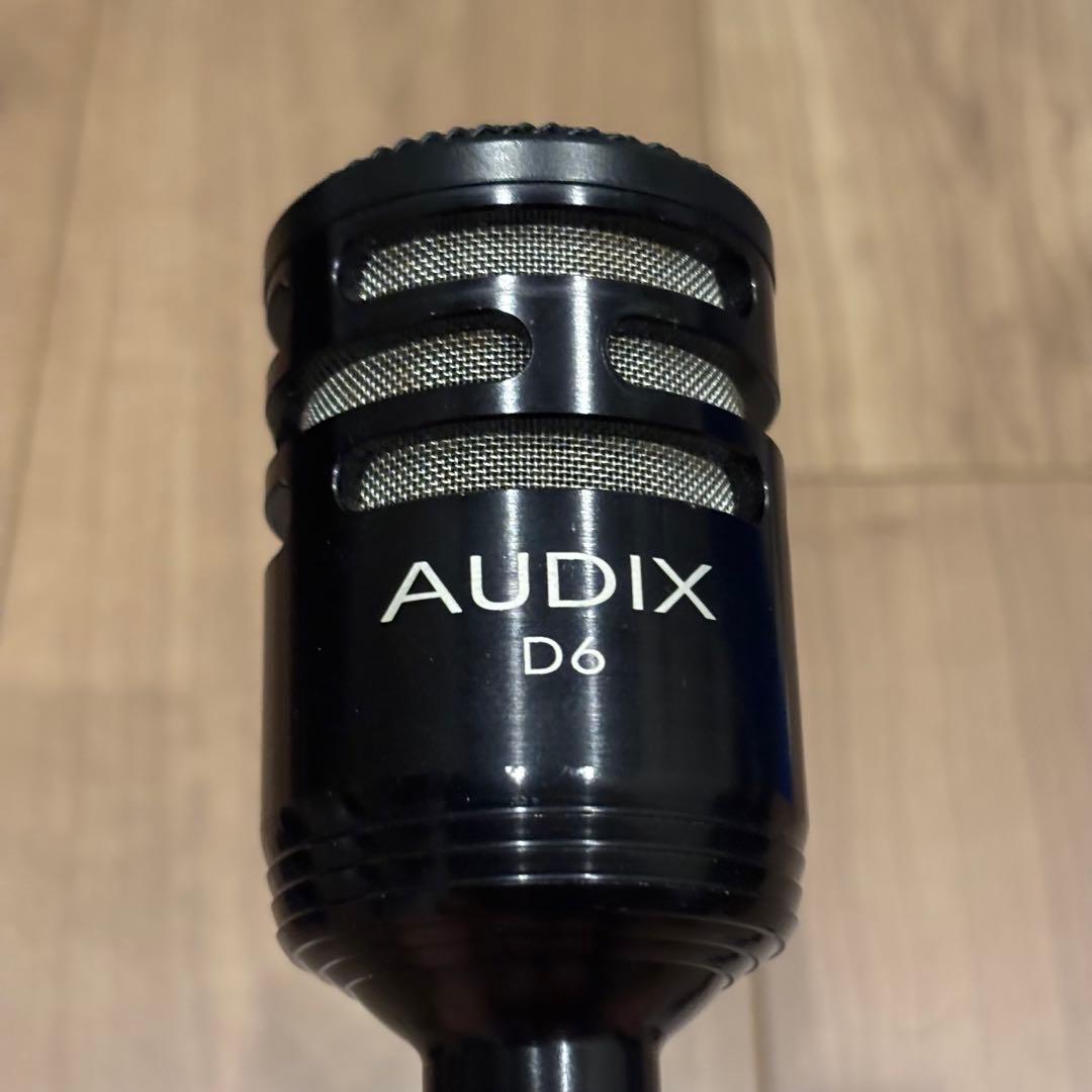 低域用　AUDIX D6 ダイナミックマイク 本体とケース付き