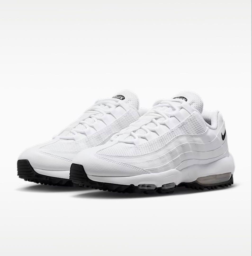 Nike Air Max 95 ホワイトゴルフシューズ