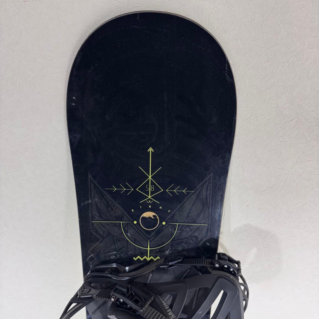 SALOMON SIGHT 158cm スノーボード RIDE27.5cm