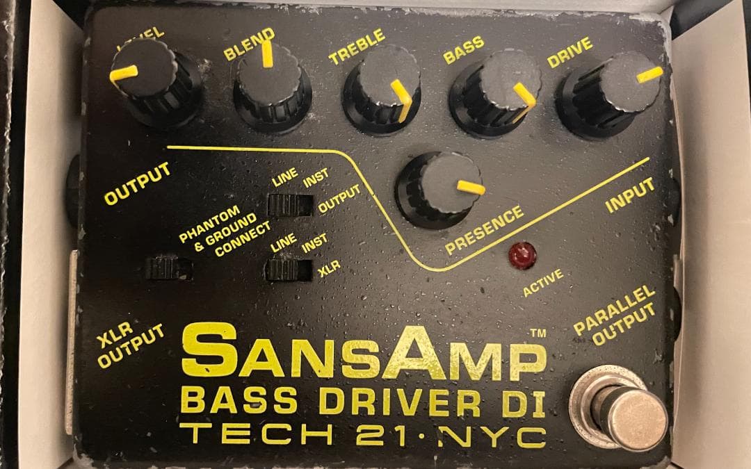 TECH 21 NYC SansAmp BASS D DI 初期型後期