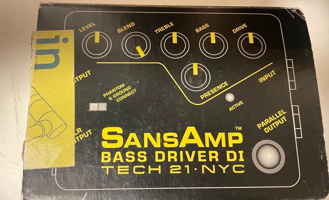 TECH 21 NYC SansAmp BASS D DI 初期型後期