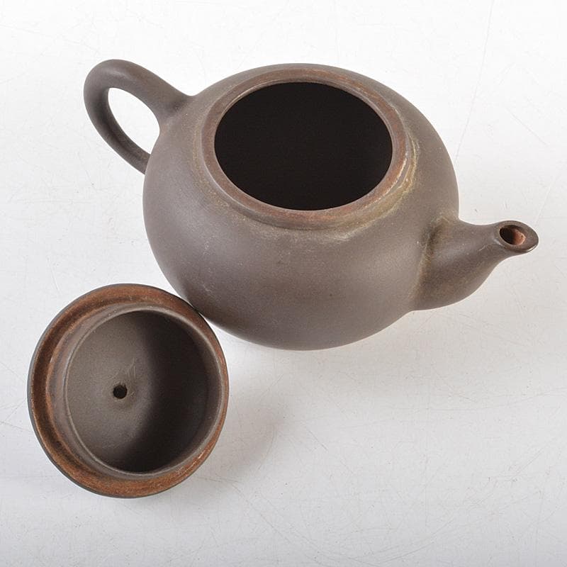 中国　東宝謹製　紫砂　朱泥　急須　茶壷　C　R6433