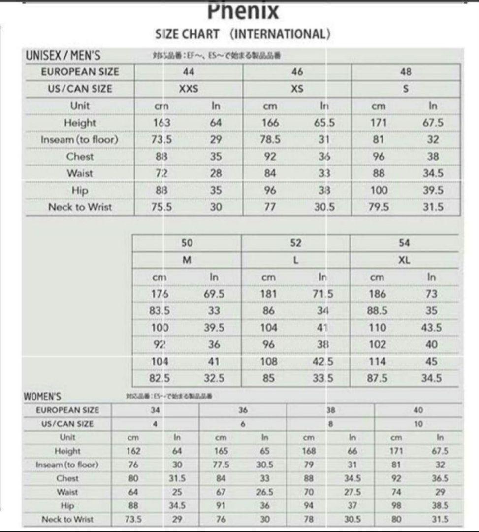 e105 フェニックス ウエアPHENIX レディース スキーウェア 上下セット