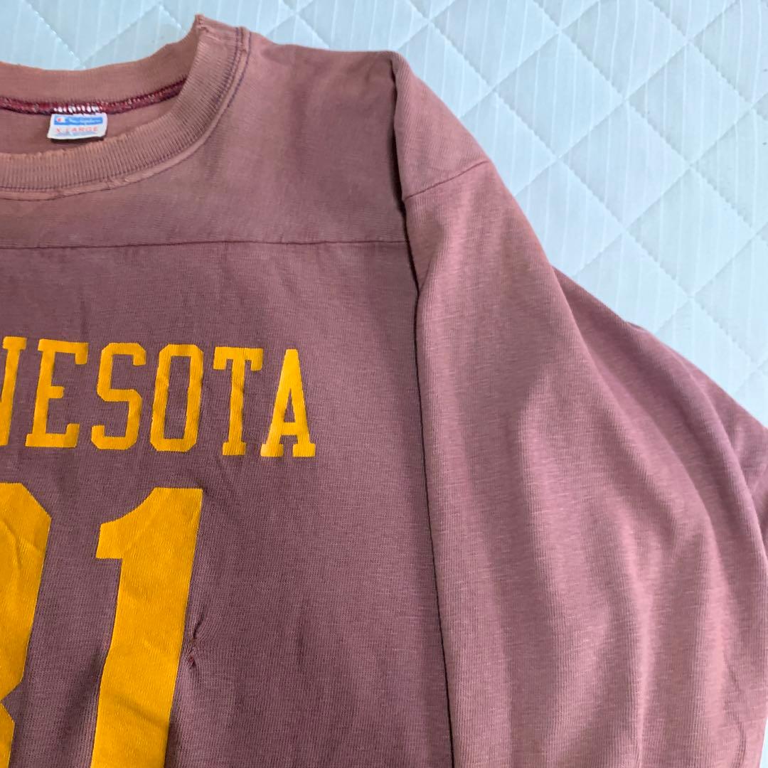 70s 80s champion フットボール　MINNESOTA XL