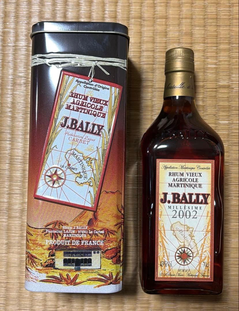 J. BALLY 2002年産 700ml 43%