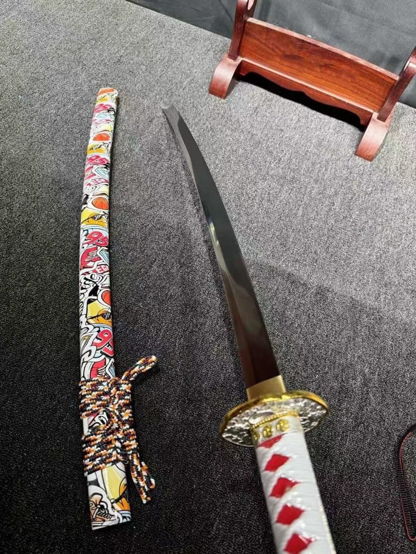 1061-武具 刀装具 日本刀　模造刀 居合刀 武士道 武蔵 鑑賞用 手鍛造打