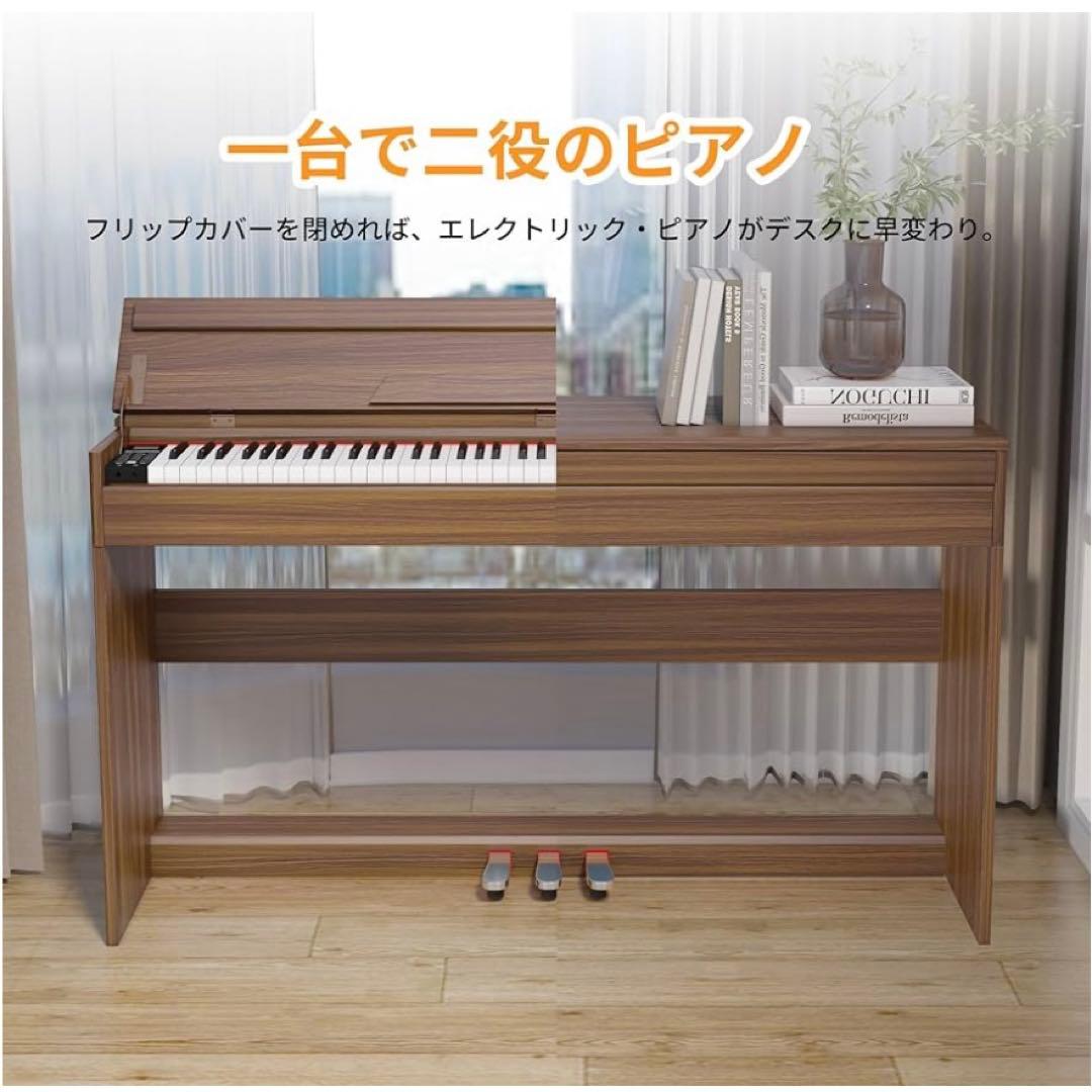サーマー木製 電子ピアノ 88鍵 アップライト ピアノ電子 ピアノ本体 ス