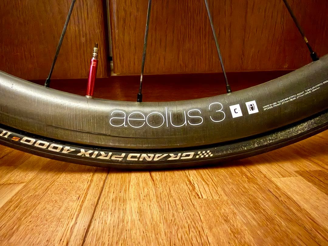 ボントレガー aeolus 3 チューブラーホイール リムブレーキ用前後セット