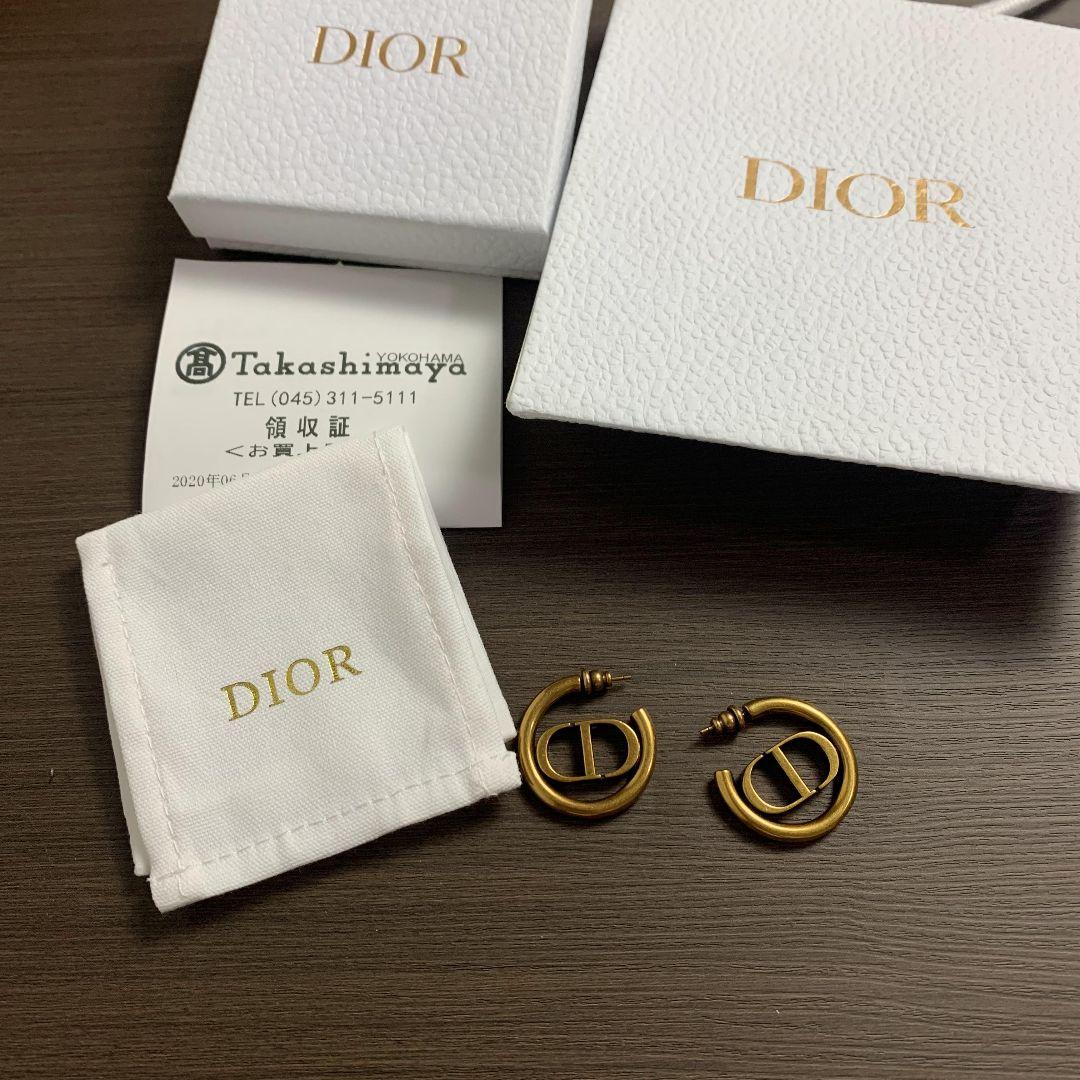 DIOR 30 MONTAIGNE フープ ピアス