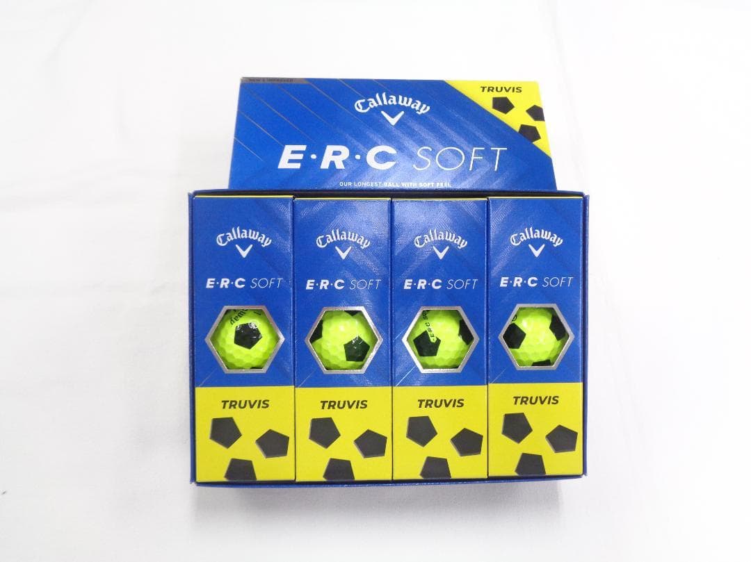 ★新品★ ERCソフト TRUVIS イエロー×ブラック 2ダースセット