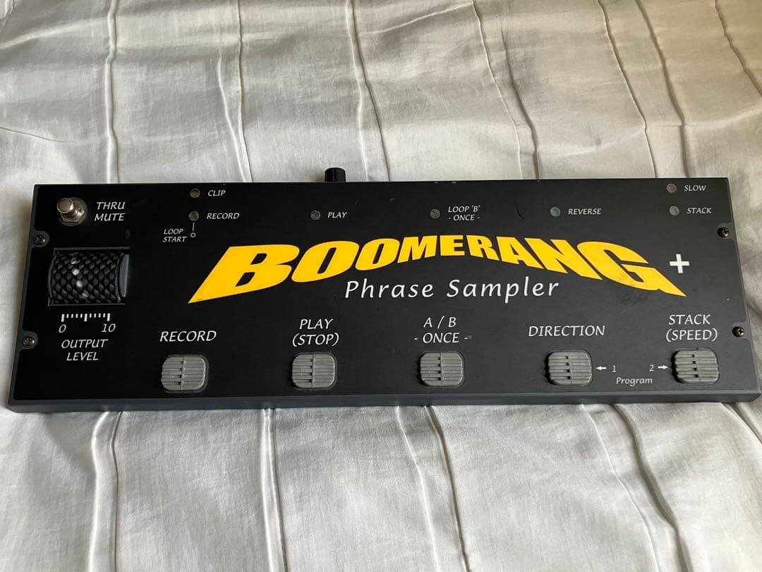ギター Boomerang Phrase Sampler