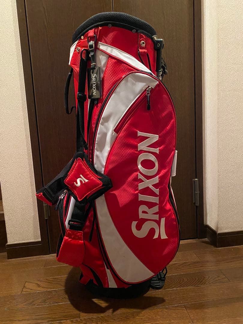 Srixon キャディバッグ 赤白