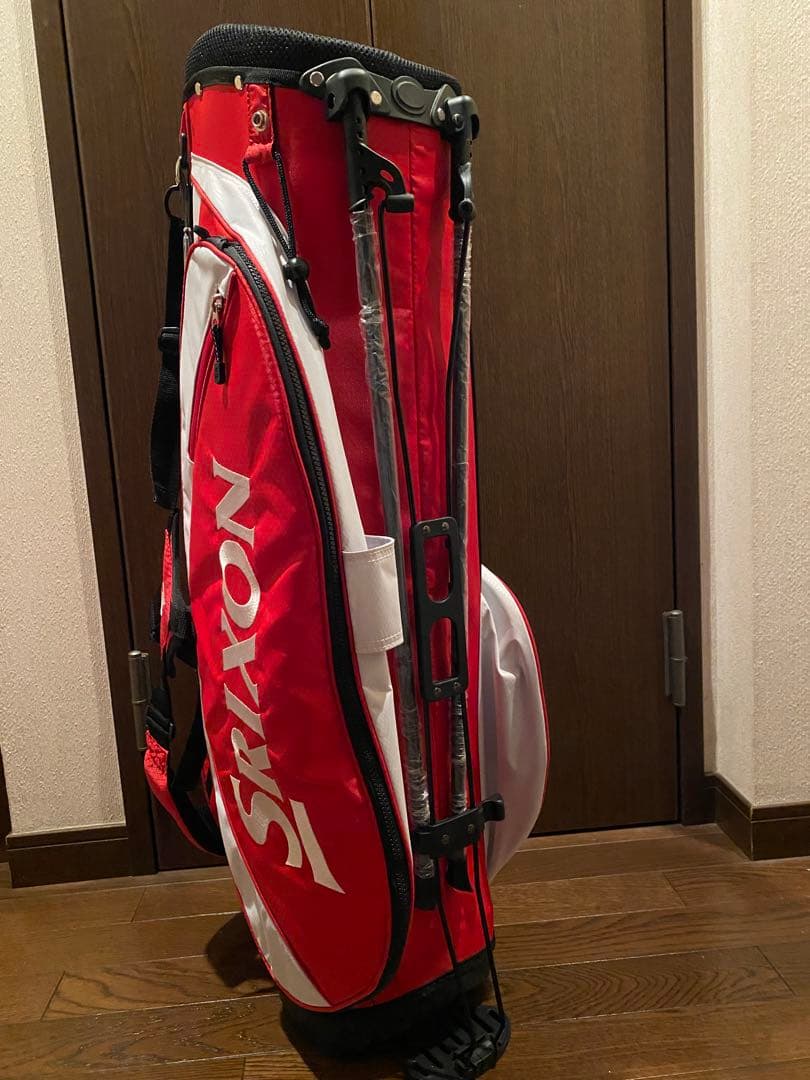 Srixon キャディバッグ 赤白