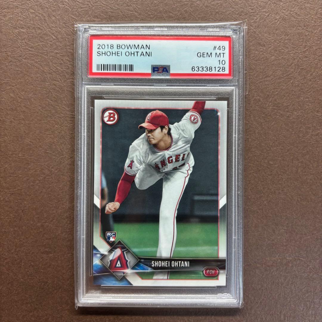 PSA10 2018 Topps Bowman 大谷翔平 ルーキー カード RC