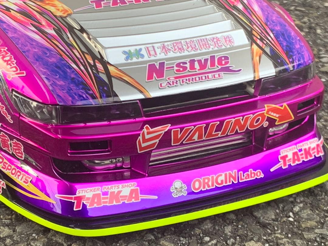 アディクション　S13 シルビア V8 2024中村直樹選手　未使用ボディ