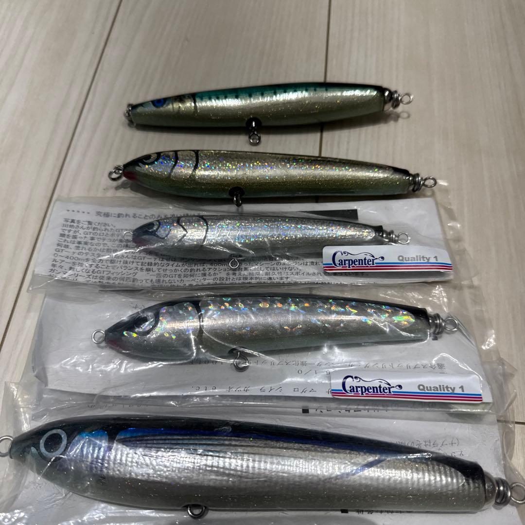 ⑥ カーペンター　ルアー　5本セット