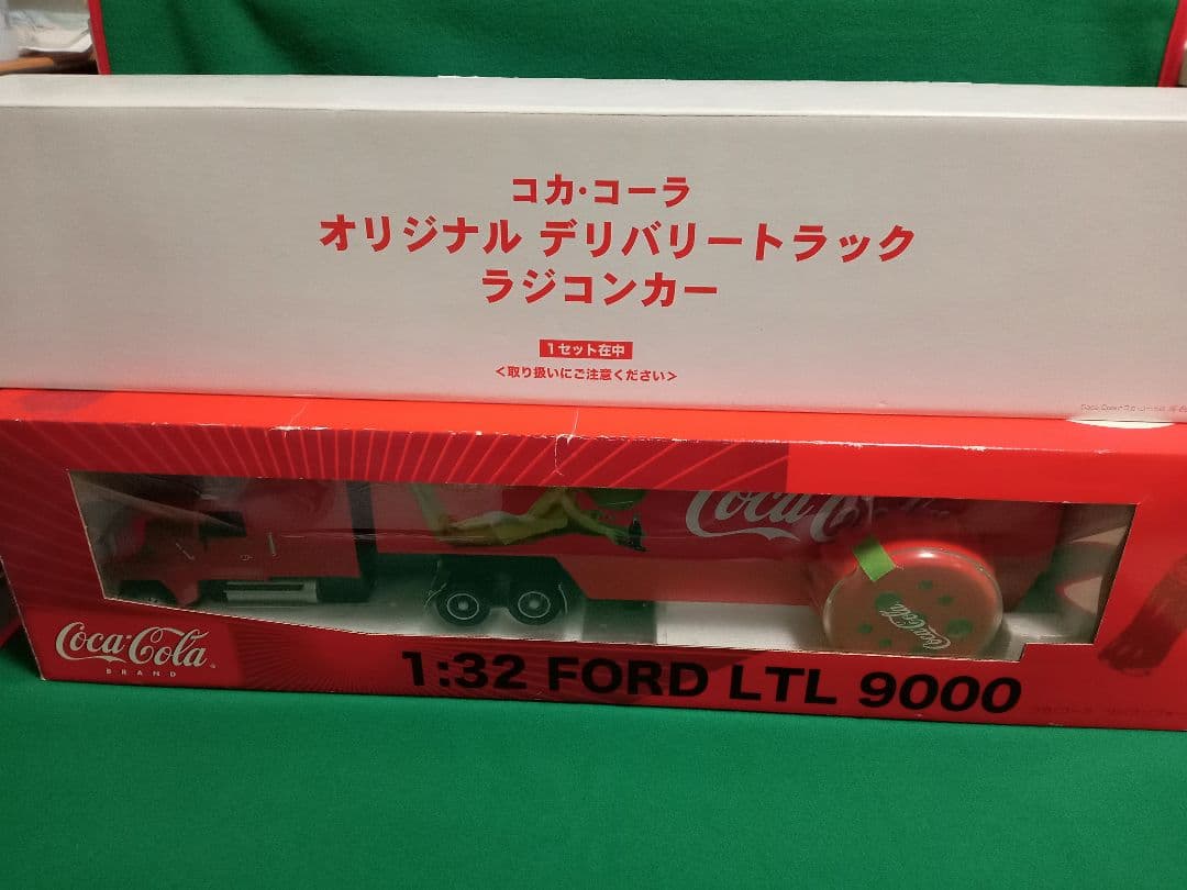 Coca-Cola トレーラー型トラック リモコン付き2台ジャンク品