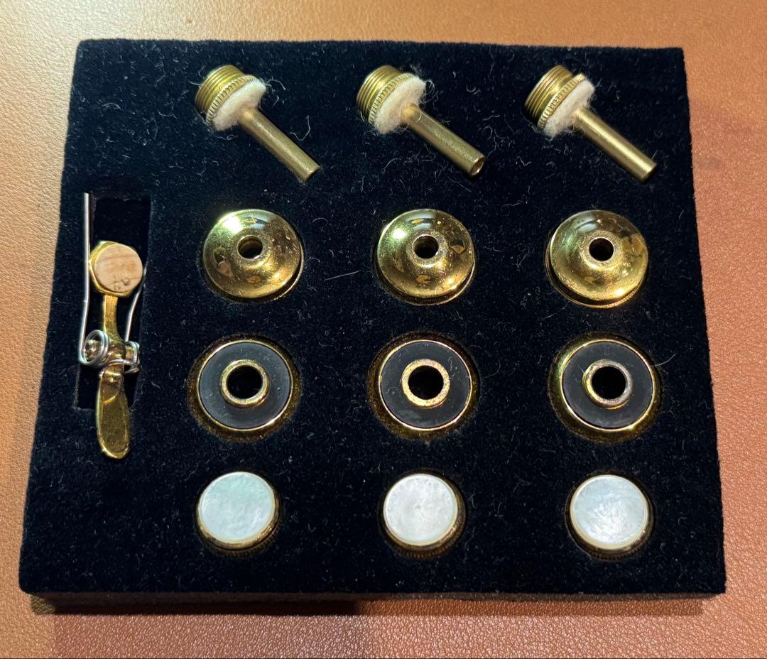 管楽器・吹奏楽器 Bach Gold-Plated Trim Kit #1812G