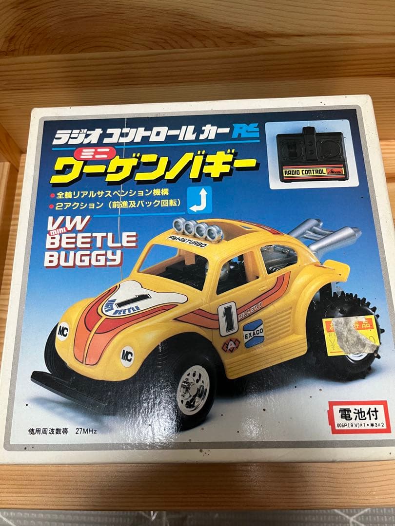 asahi レトロラジコンVW miniBEETLE BUGGY ラジコン稼働品