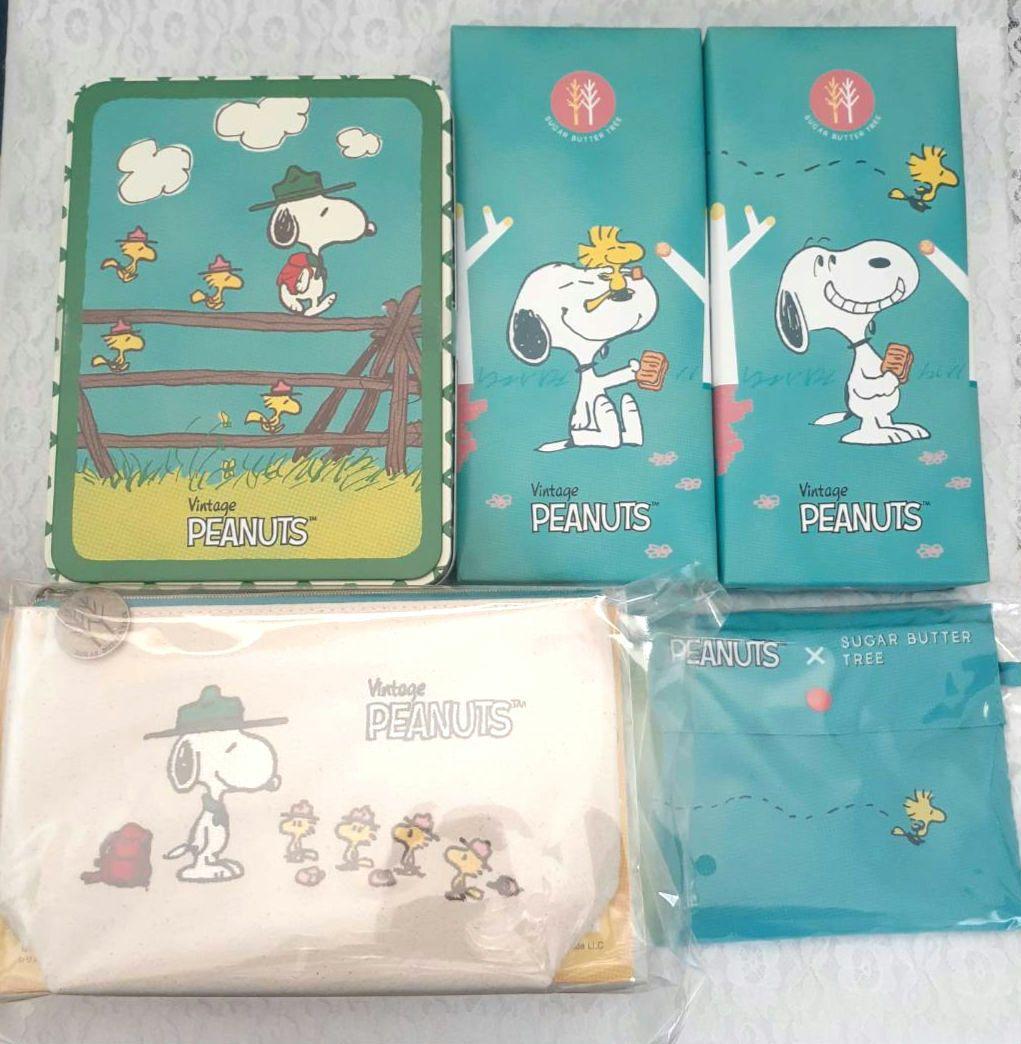 シュガーバターの木 × PEANUTS　スヌーピーコラボ　ポーチエコバッグ等6点