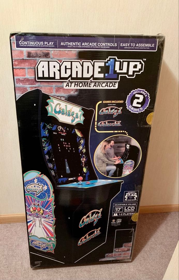 新品未開封　ARCADE1UP　ギャラガ　ギャラクシアン　アーケード１アップ