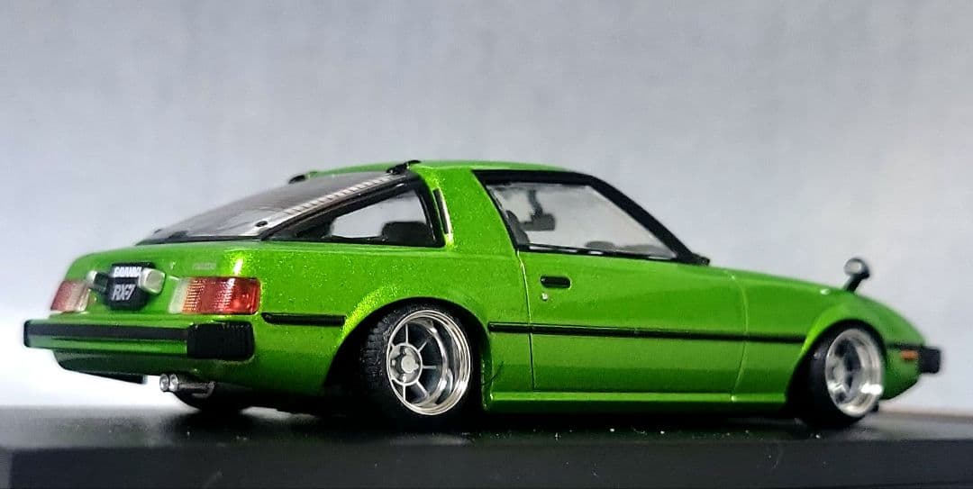 1/43　マツダ　サバンナ　RX-7改　ハヤシストリート　アルミ製　深リム