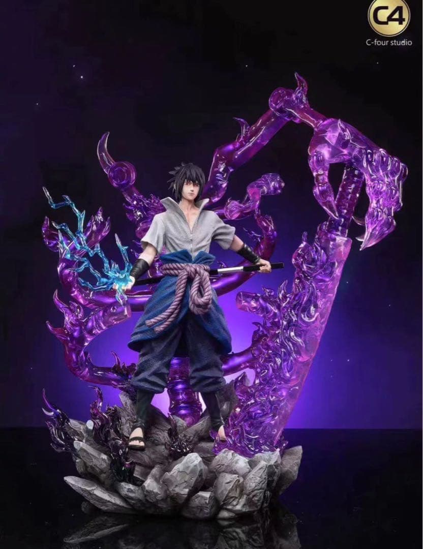 ナルト うちはサスケ ガレージキット ガレキ スタチュー②⑧