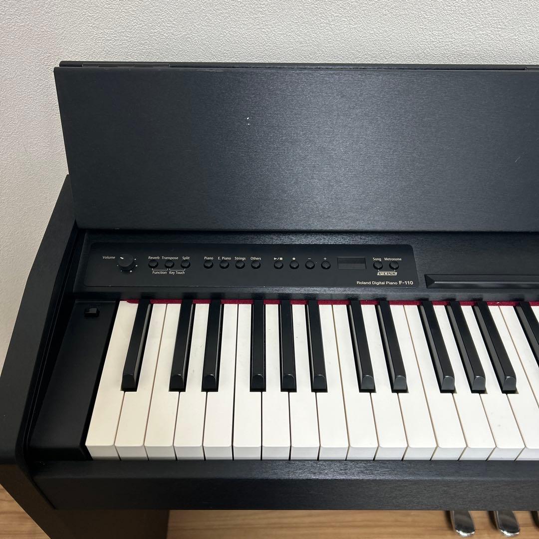 Roland F-110 デジタル 電子ピアノ 88鍵 ブラック