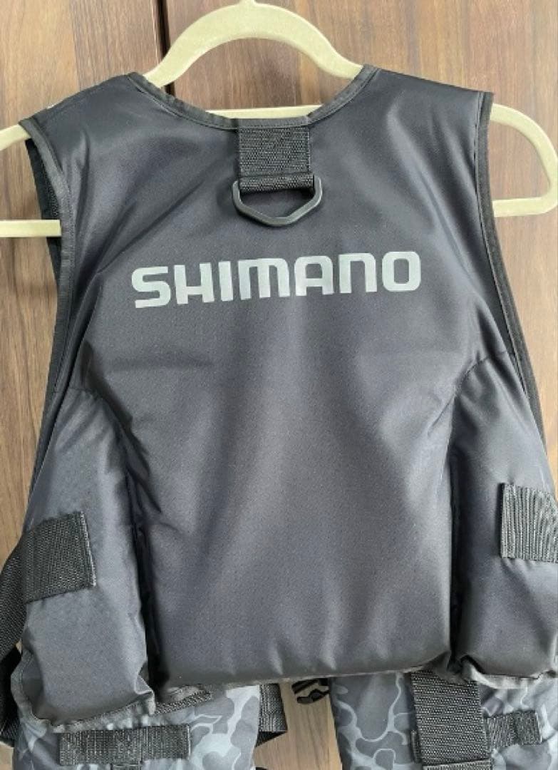 シマノSHIMANO ライフジャケット、ブラック