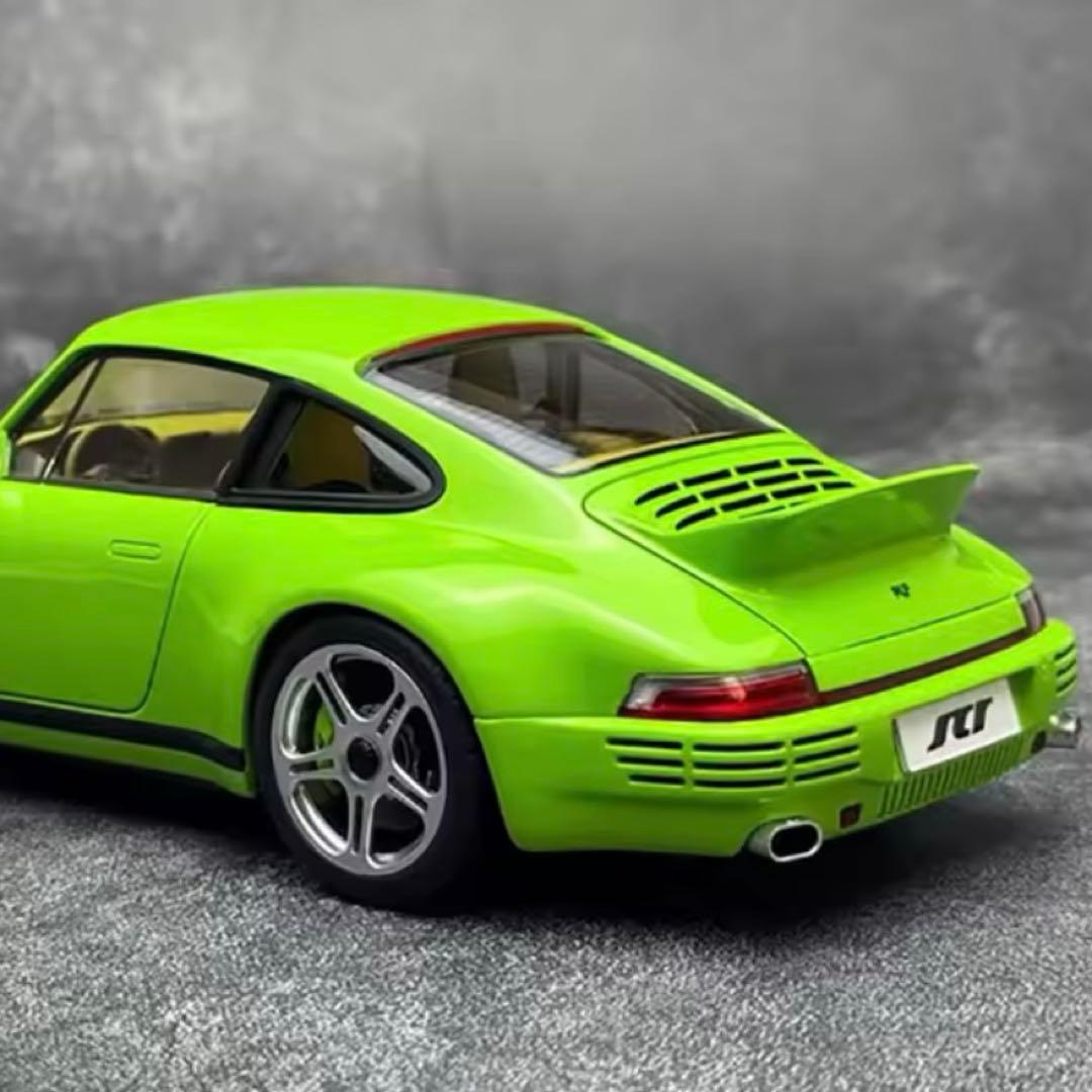 1:18 RUF SCR 2018バーチグリーン アロイ フルオープンカーモデル