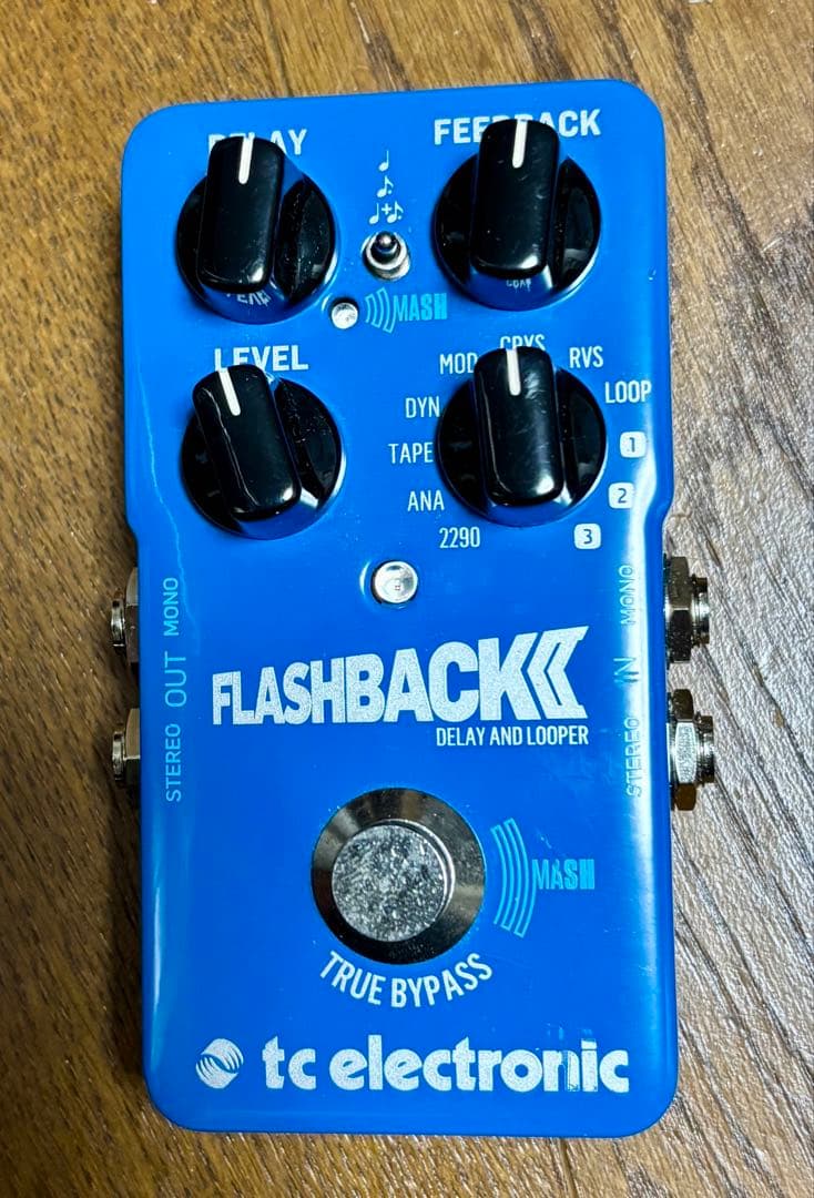 ギター tc electronic FLASHBACK DELAY AND LOOPER