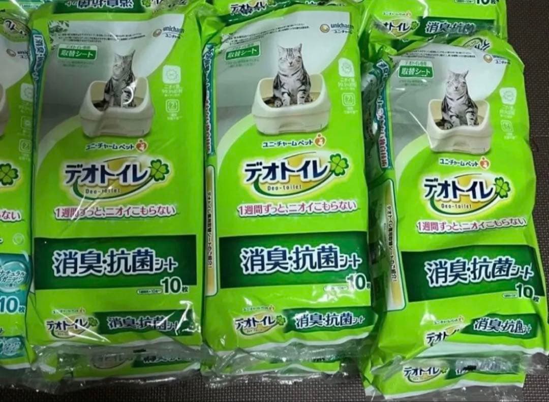 猫トイレ デオトイレ 消臭・抗菌シート ユニチャーム トイレシート 猫