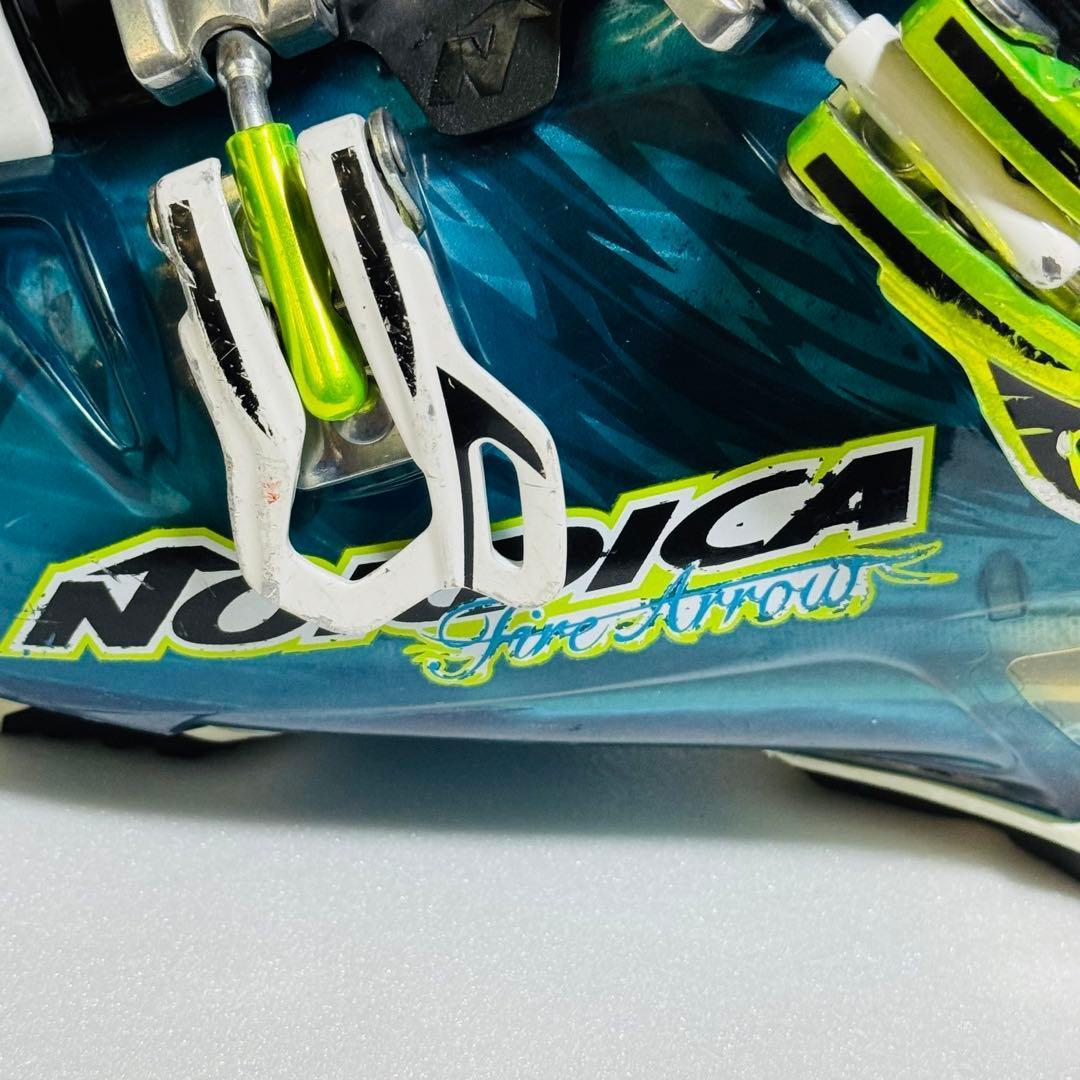 スキーブーツ25.5cmNORDICA FIRE ARROW F2青色水色格安