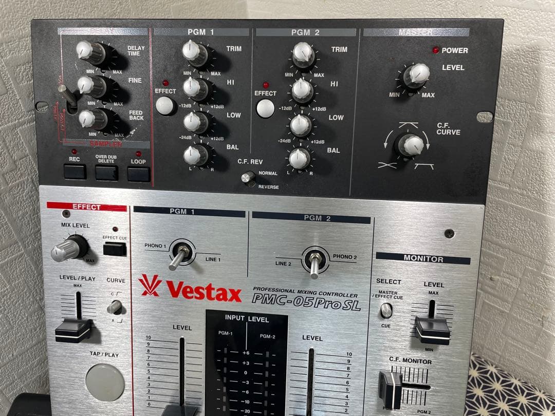 VESTAX PMC-05ProSL フェーダーメンテ　カットラグ　アダプタ付属