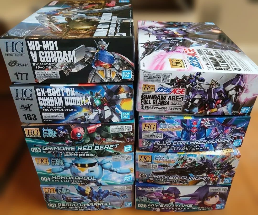 【９品セット】HGガンプラ　ビルドダイバーズ　他　まとめ売り