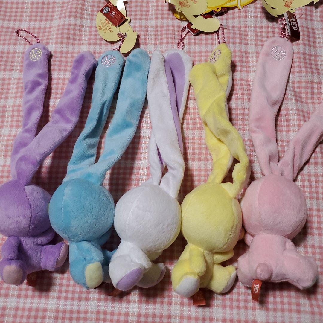 メルカリ☆チャックスGP☆汎用うさぎマスコット(シャーベッティver.)全5種