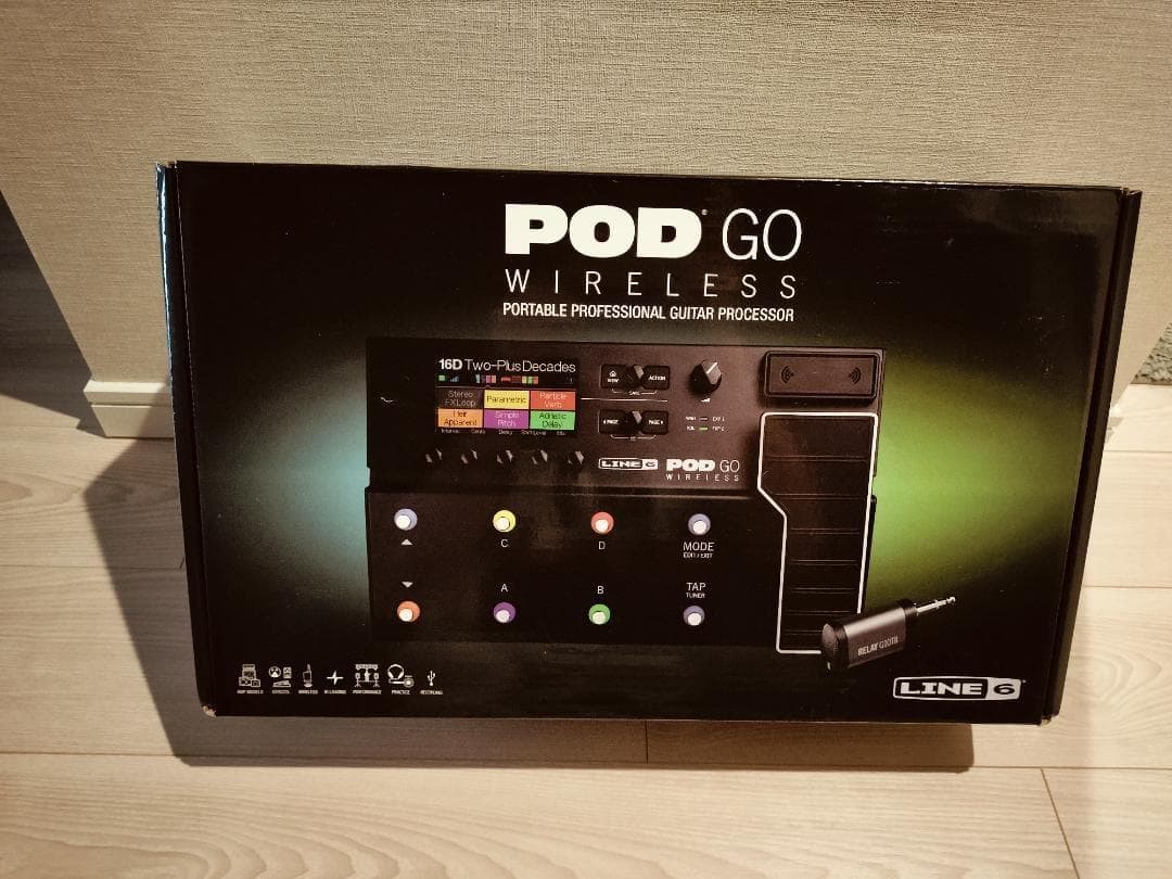期間限定値引き中【美品・ワイヤレス！】LINE6 POD GO Wireless