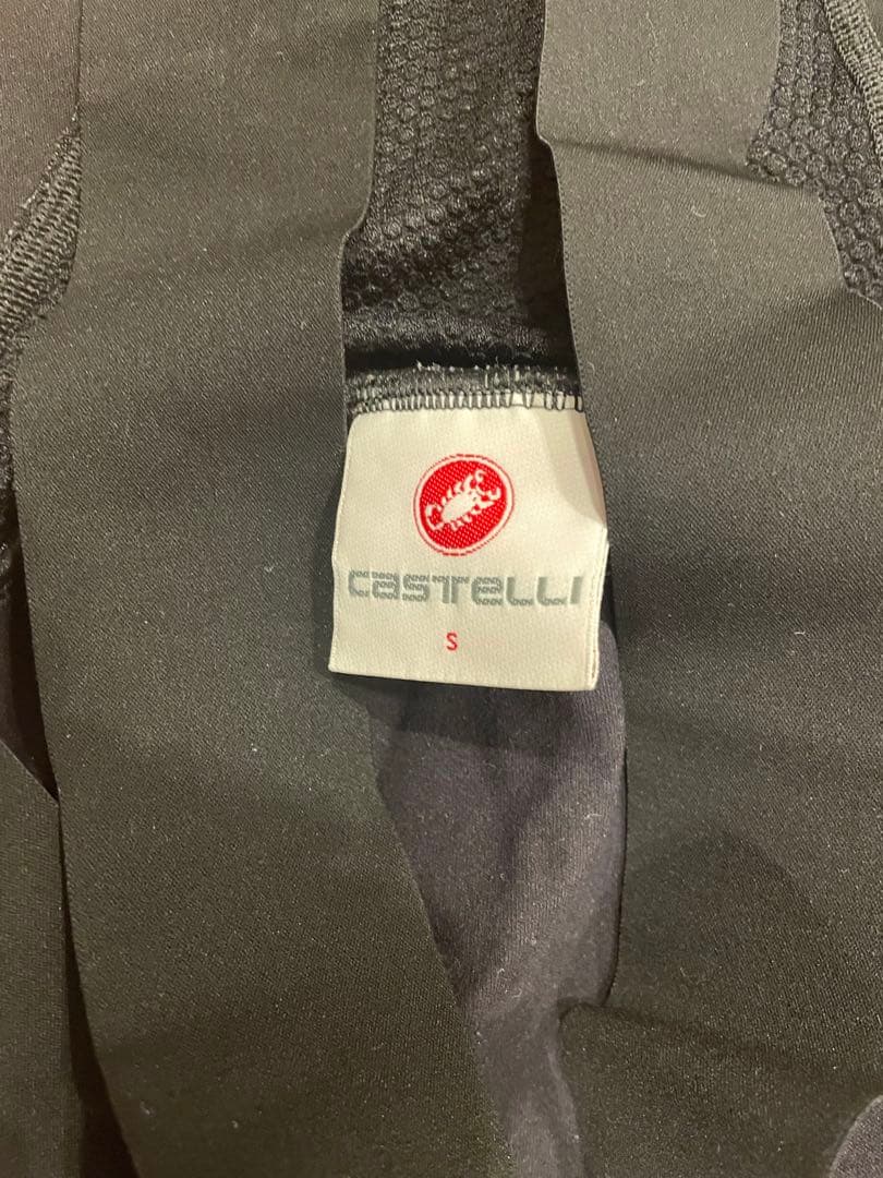 CASTELLI TUTTOナノビブタイツ Sサイズ ブラック/グレー