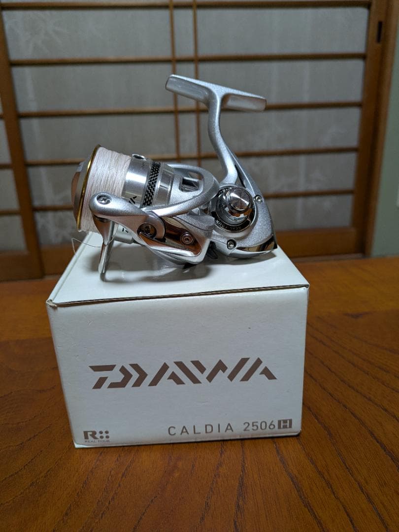 今週撤収　DAIWA CALDIA 2506H リール 元箱付き