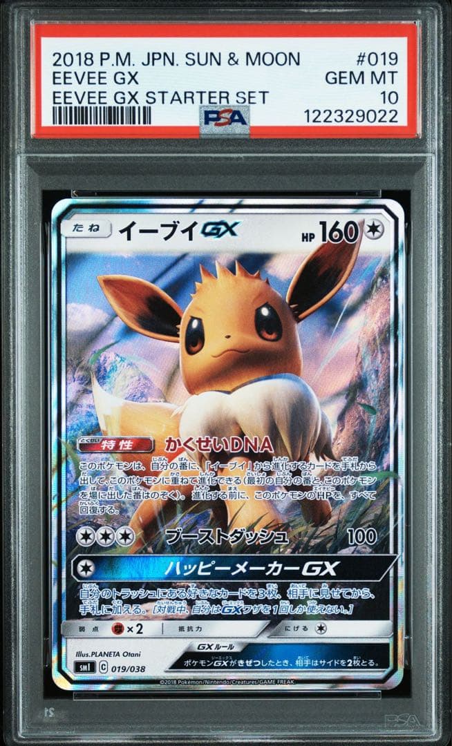 【送料無料・匿名配送】イーブイgx PSA10 EEVEE