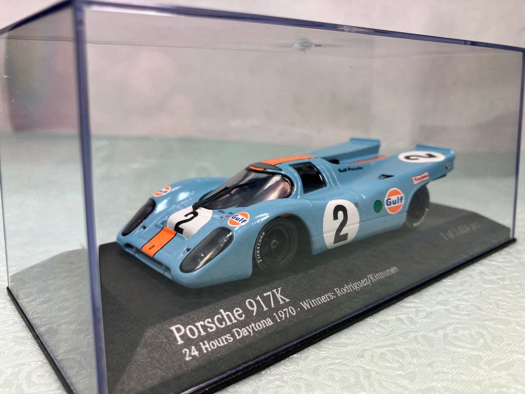 ミニチャンプス　Porsche 917K 1970年デイトナ優勝　ガルフカラー