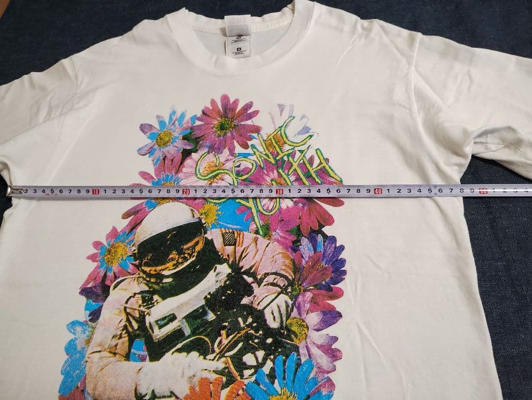 Sonic Youth 花男 flower Vintage Tシャツ M