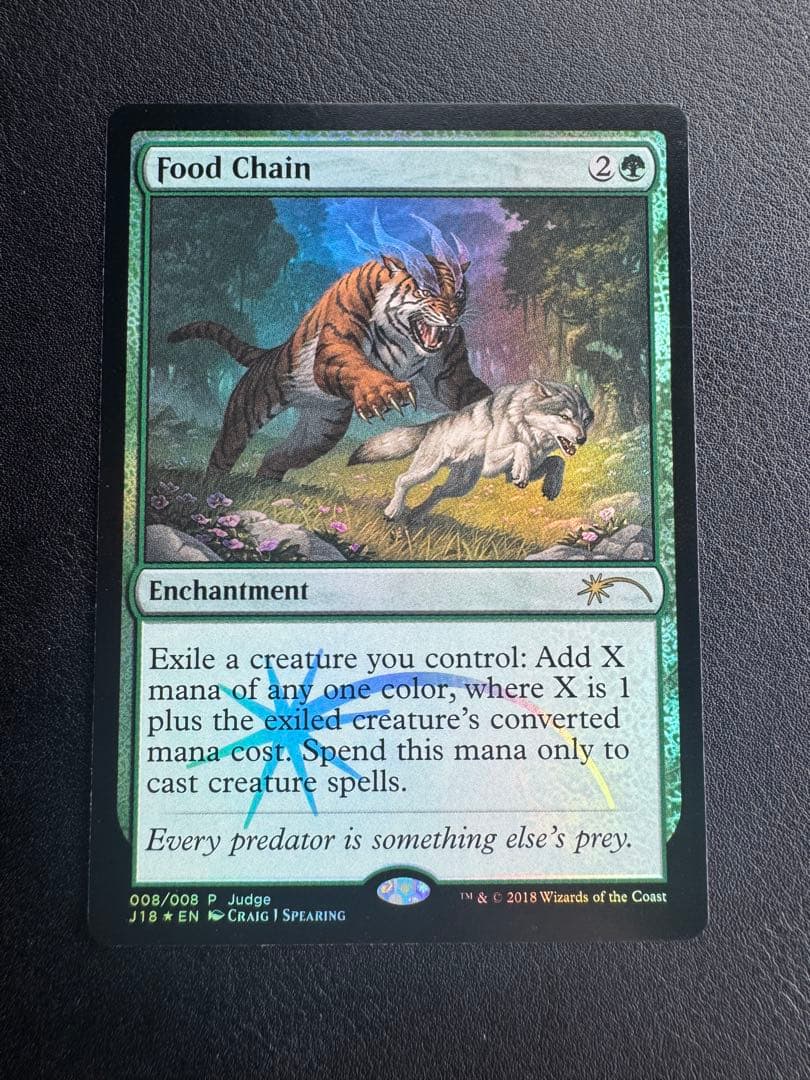 MTG【Foil】《食物連鎖/Food Chain》 (ジャッジ褒賞)
