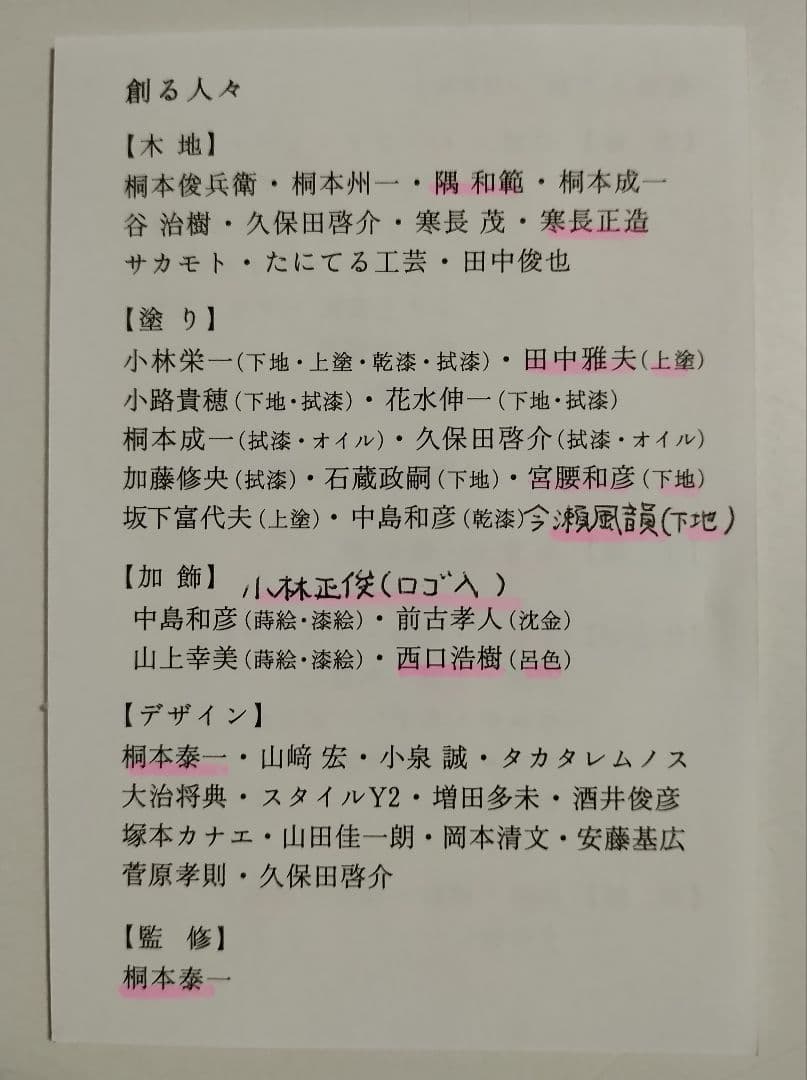 輪島キリモト　　コラボ　グラデーションカップ　2客