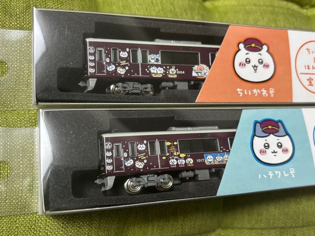 受注生産限定 ちいかわ×阪急電車　鉄道模型 Nゲージ　ちいかわ号　ハチワレ号