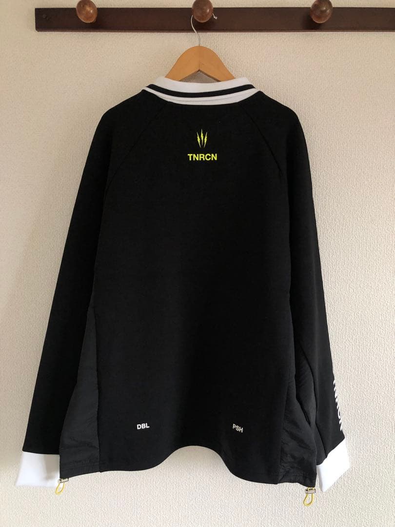 TNRCN HALF ZIP POLO BLACK RUFFLOG サイズL