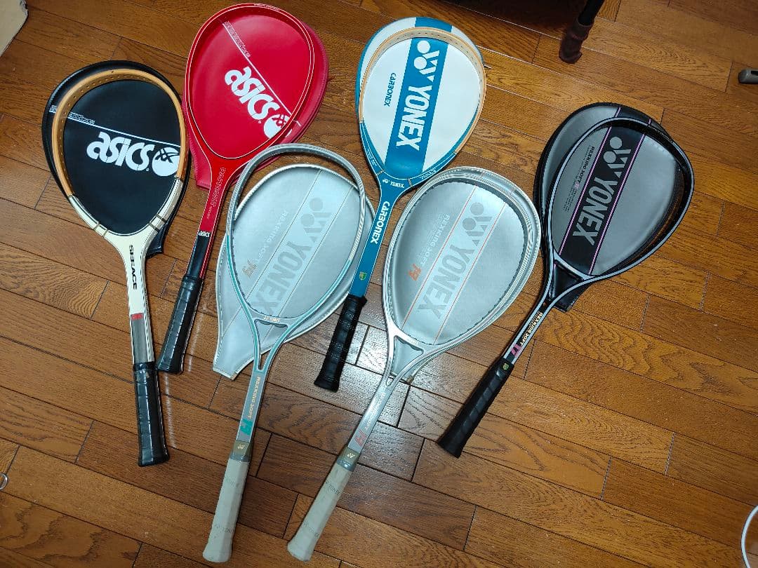 レトロ 軟式 ソフトテニス テニス ラケット ASICS YONEX 未使用