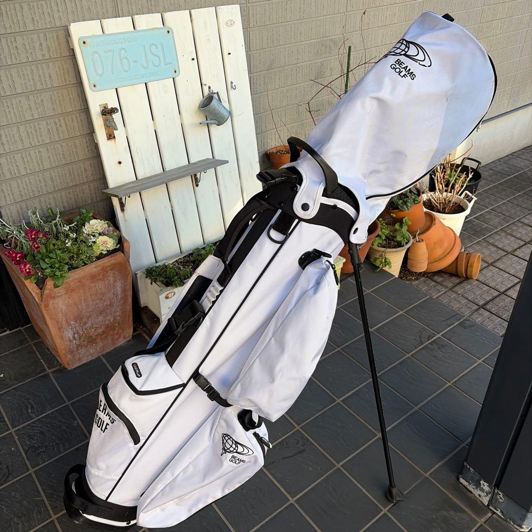 BEAMS GOLFビームスゴルフ　スリム　スタンドキャディバッグ