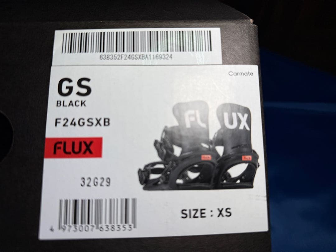 FLUX GS 23/24モデル 女性用 XSサイズ ブラック 使用1回 美品